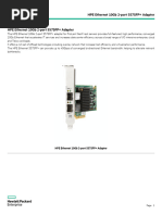 HPE Compute Transceiver and Cable Hardware Matrix-A00002507enw | PDF ...