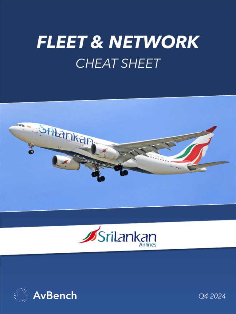 Airline Cheat Sheet - SriLankan Q4 2024 | PDF | Airlines | Airport