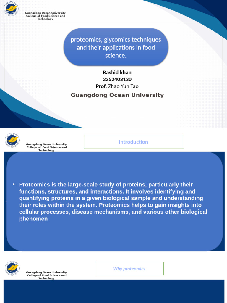 bioch presention no 6 | PDF | Proteomics | Biology