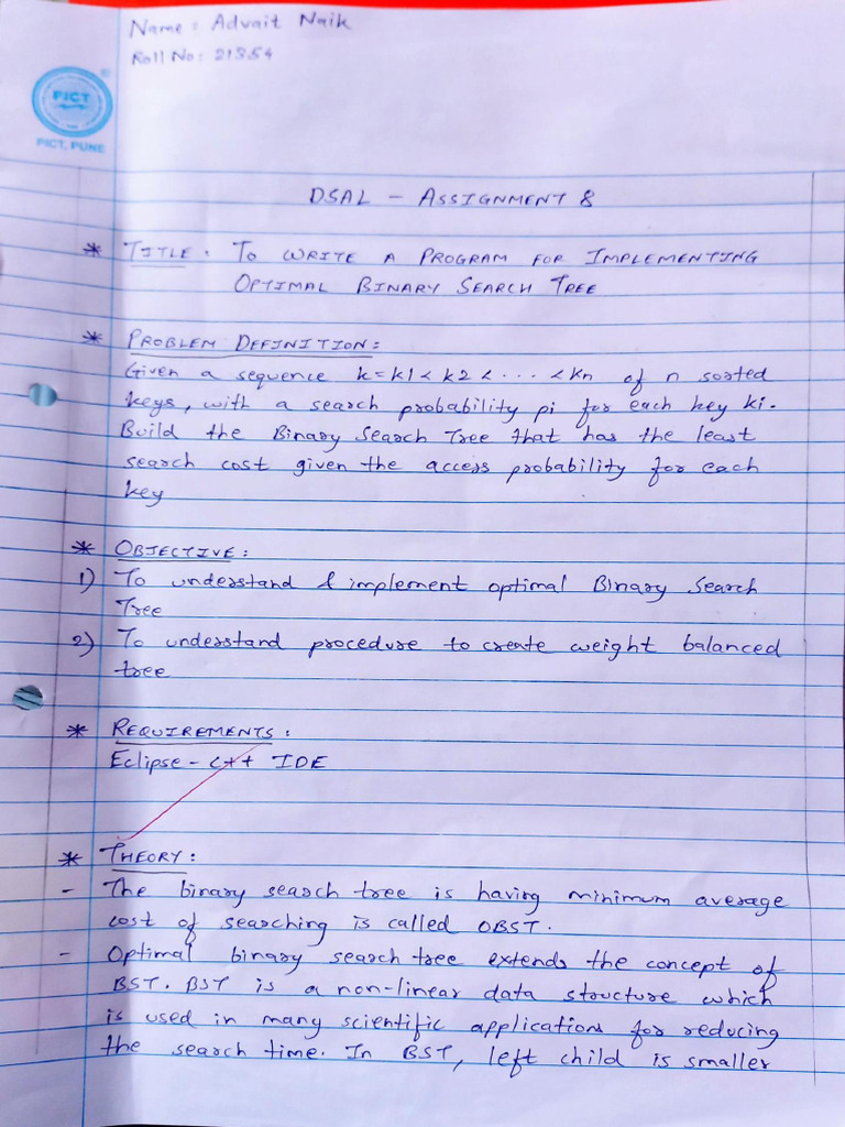 DSAL Assignment 8 | PDF