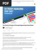 Prompt Engineering Cheatsheet | PDF
