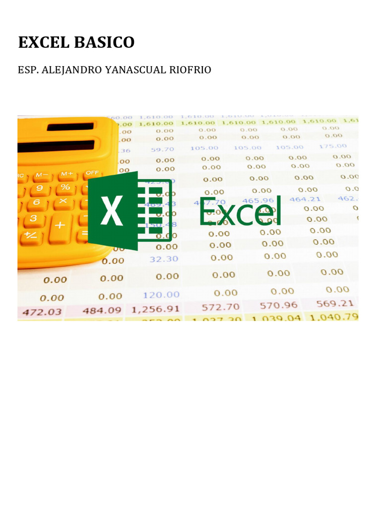 Excel Basico | PDF | Hoja de cálculo | Microsoft Excel