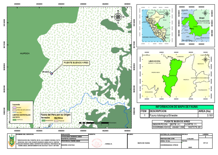 10.0 Mapa de Fauna | PDF | América del Sur | Perú