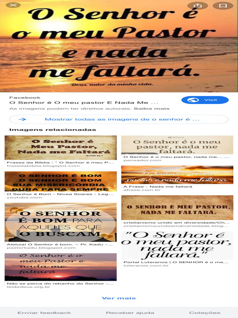 Salmo 23: O Senhor é Meu Pastor | PDF | Adoração e liturgia cristã ...