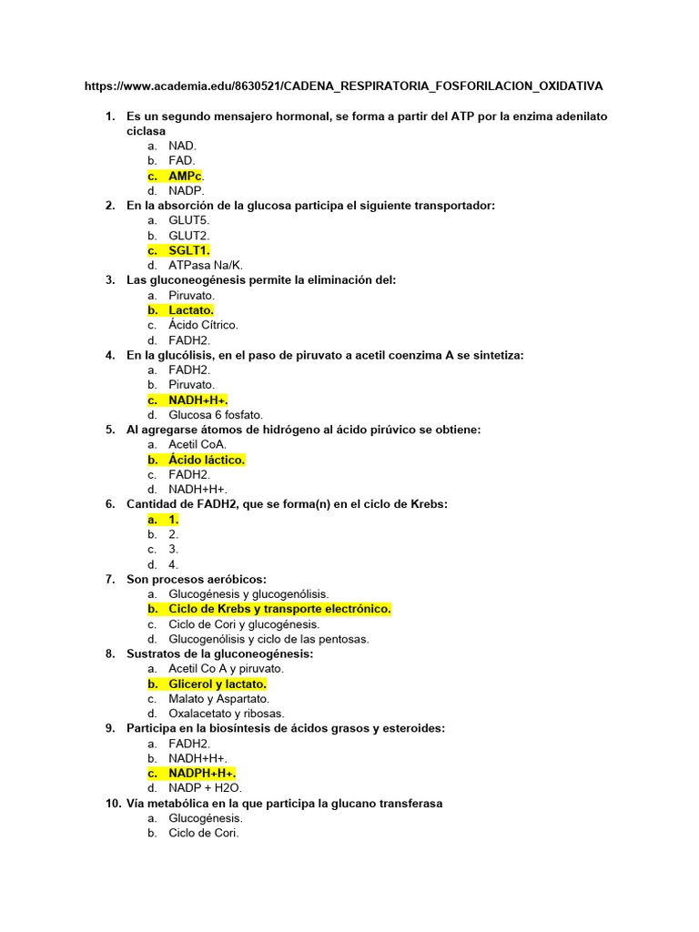 Bioca 2° Guía Depa | PDF | Triglicéridos | Lipoproteína