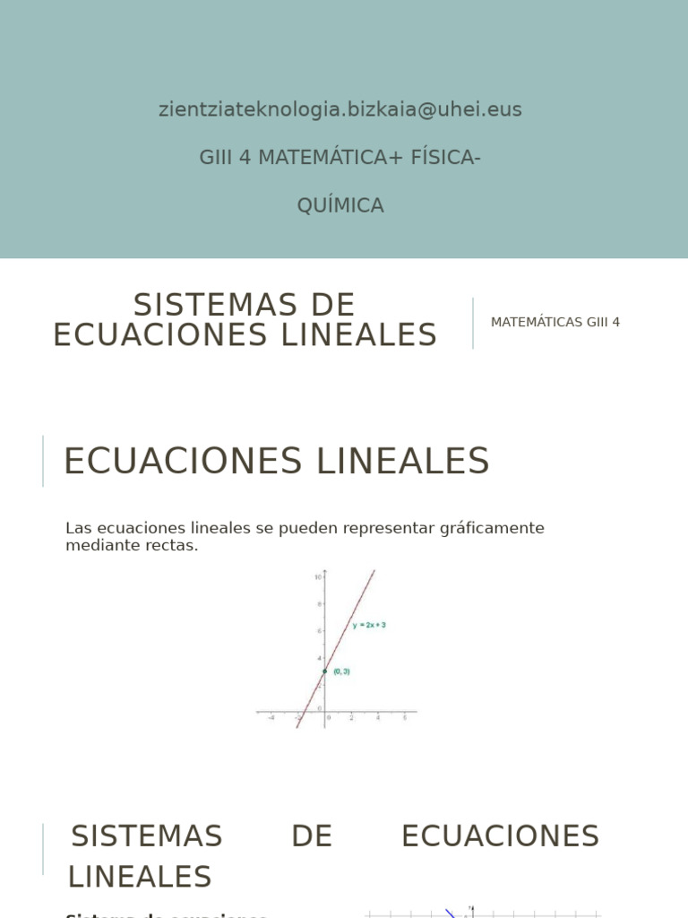 1-Sistemas Ecuaciones | PDF