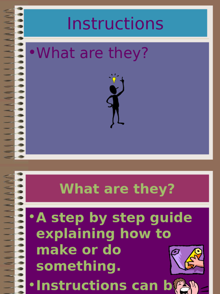 Types and Tips for Writing Instructions | PDF