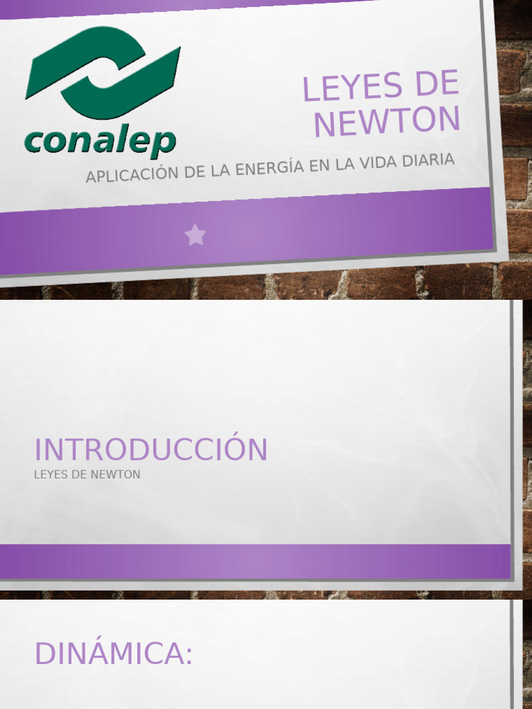 4 Presentación LEYES DE NEWTÓN | PDF | Las leyes del movimiento de ...