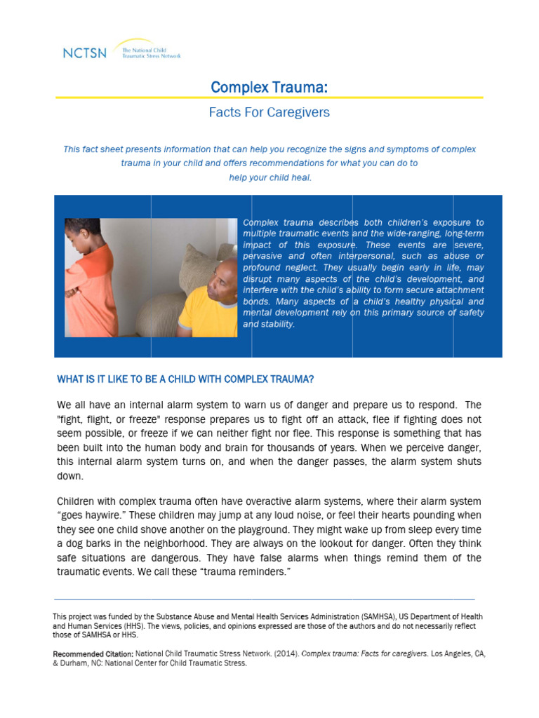 Complex Trauma Caregivers | PDF | Psychological Trauma | Feeling