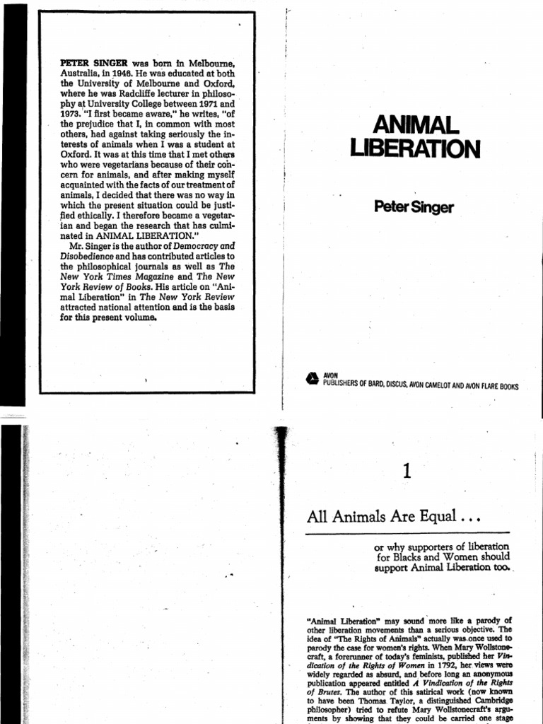 Animal_Liberation (1) | PDF | Pain | Emotions
