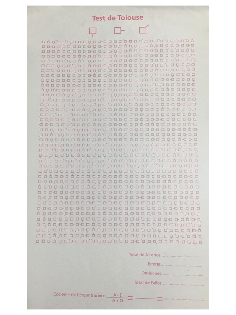 Protocolo Toulouse y Hoja de Control | PDF