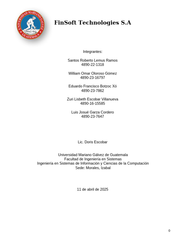 FinSoft Technologies S.A | PDF | Marketing | Software