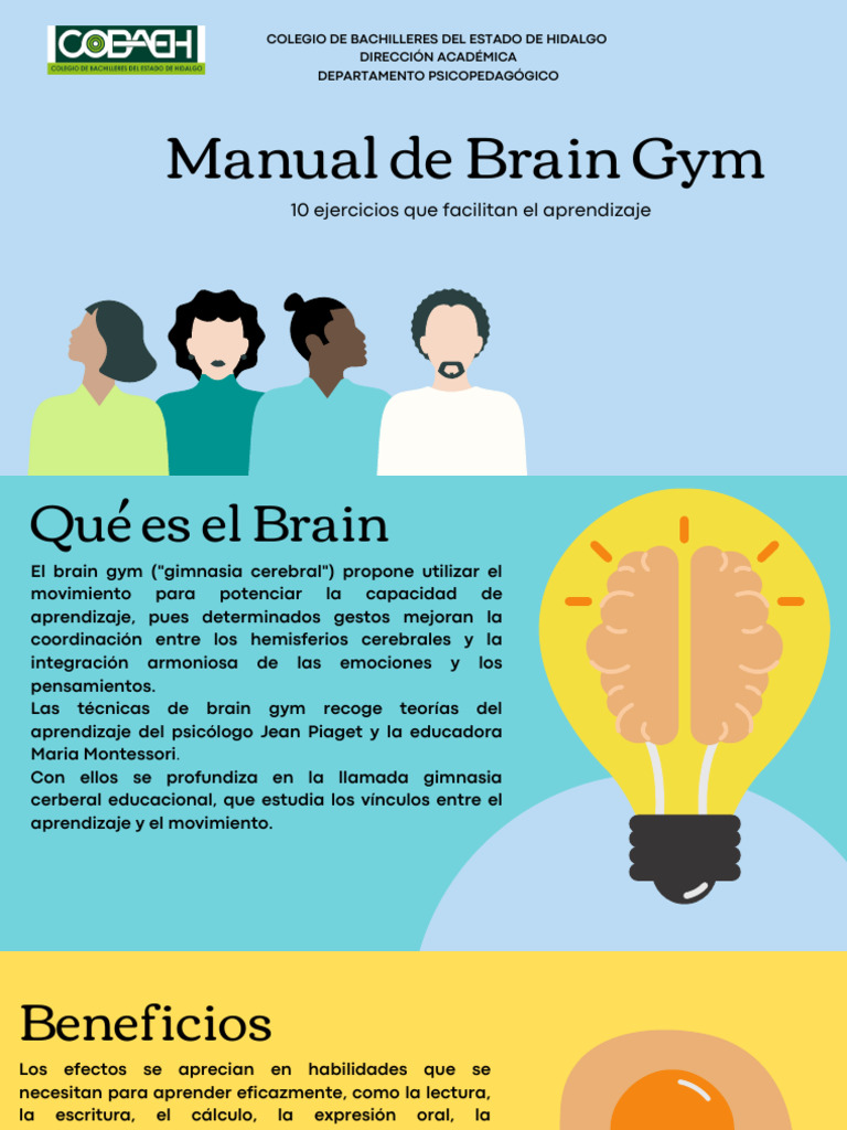 Manual Brain Gym | PDF | Aprendizaje | Las emociones