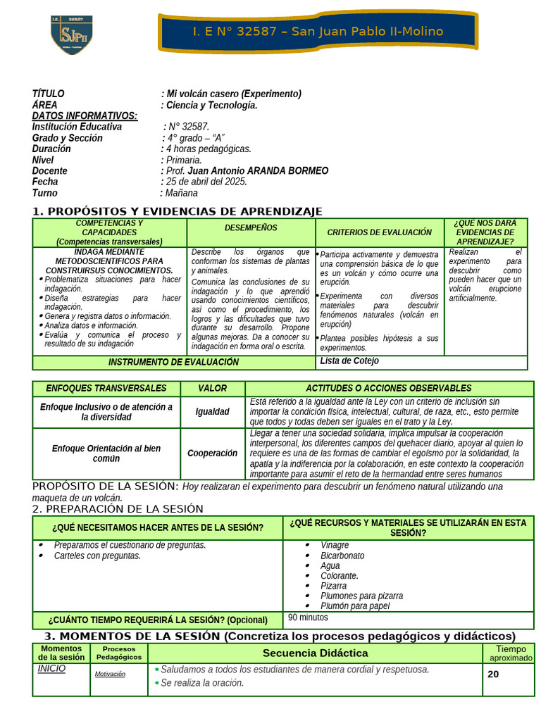 CIENC. TEC-SESION DE APRENDIZ. N°3-Los Habitos Saludables e Higiene Personal | PDF | Aprendizaje ...