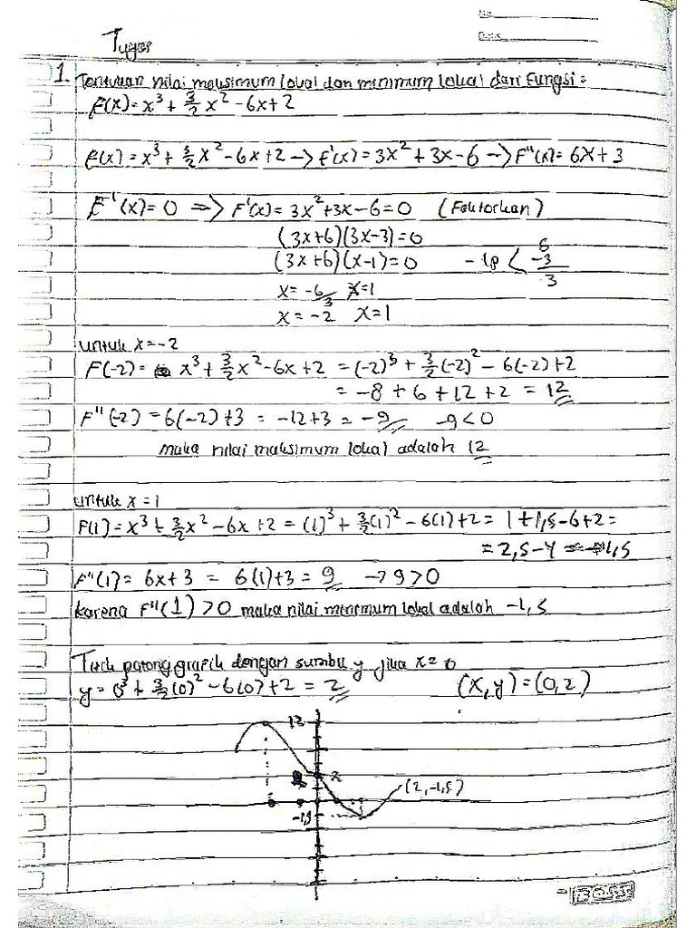 Tugas Kalkulus 5 | PDF
