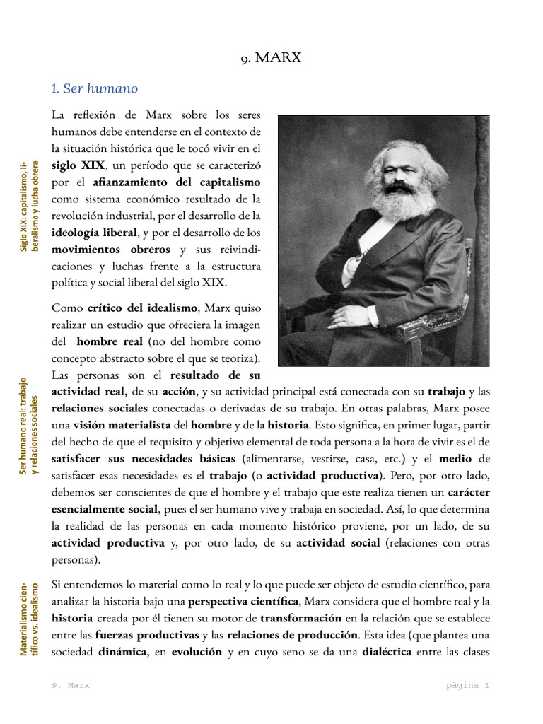 Marx | PDF | Karl Marx | Ideologías