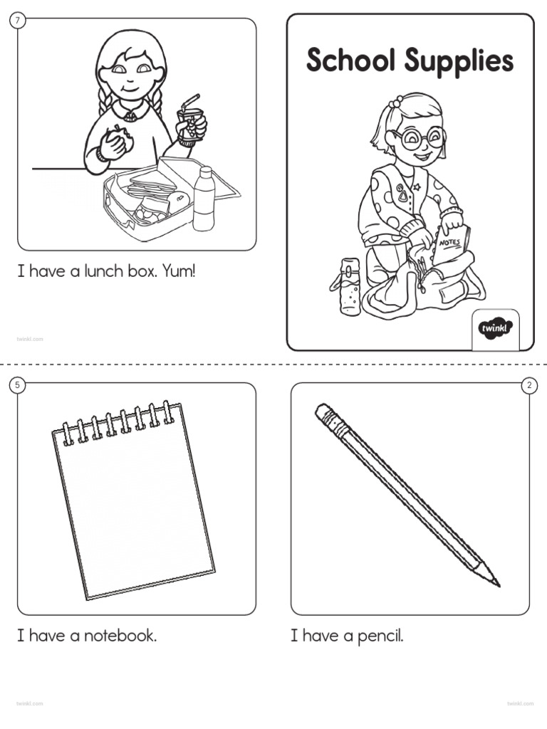 BW School Supplies Early Emergent Reader | PDF