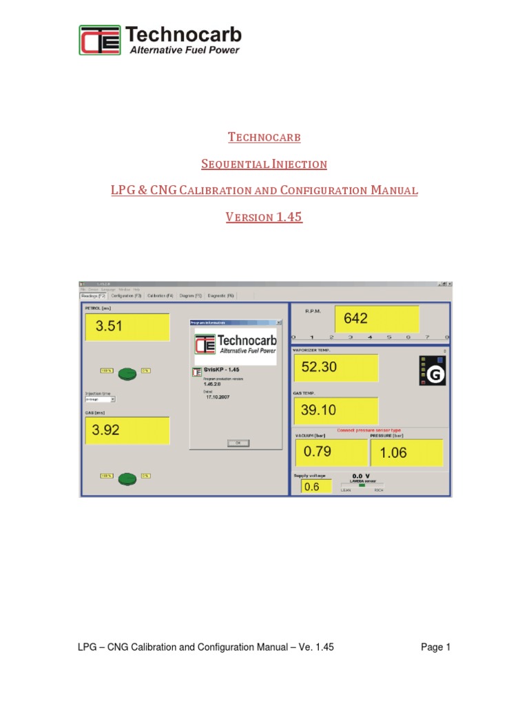LPG-CNG Calibration Guide | PDF | Fuel Injection | Gasoline