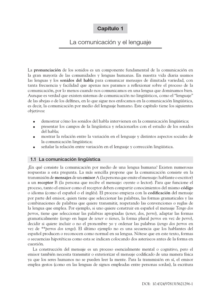 Capítulo de Fonética e Fonologia | PDF | Palabra | Verbo