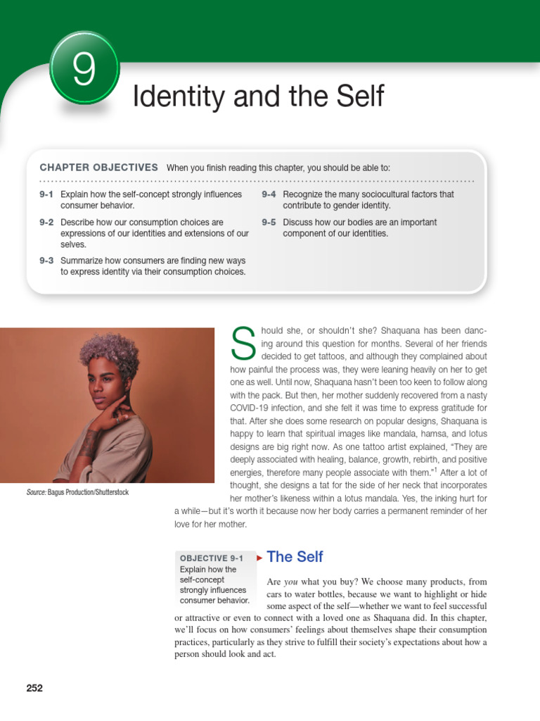 Consumer Behavior Chp.9 | PDF | Self Concept | Identity (Social Science)