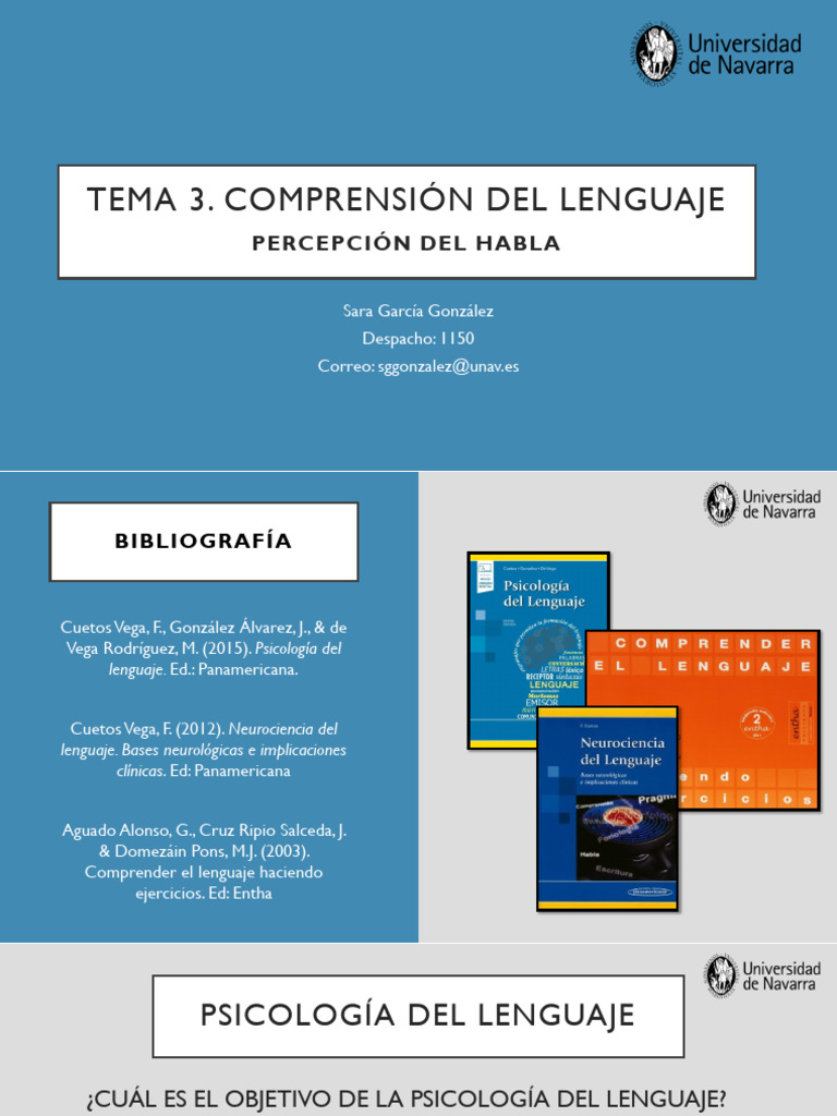 Tema 3 - ADI | PDF | Vocal | Percepción