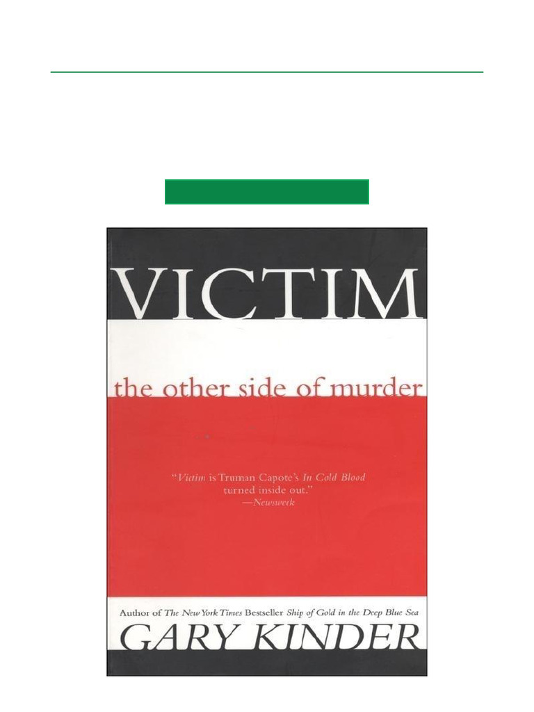 Popular Pick Victim The Other Side of Murder full text download | PDF