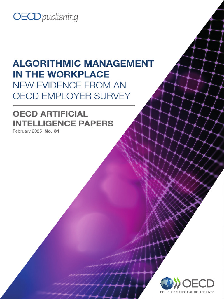 OECD - Algorithmic Management in The Workplace | PDF | Employment | Governance