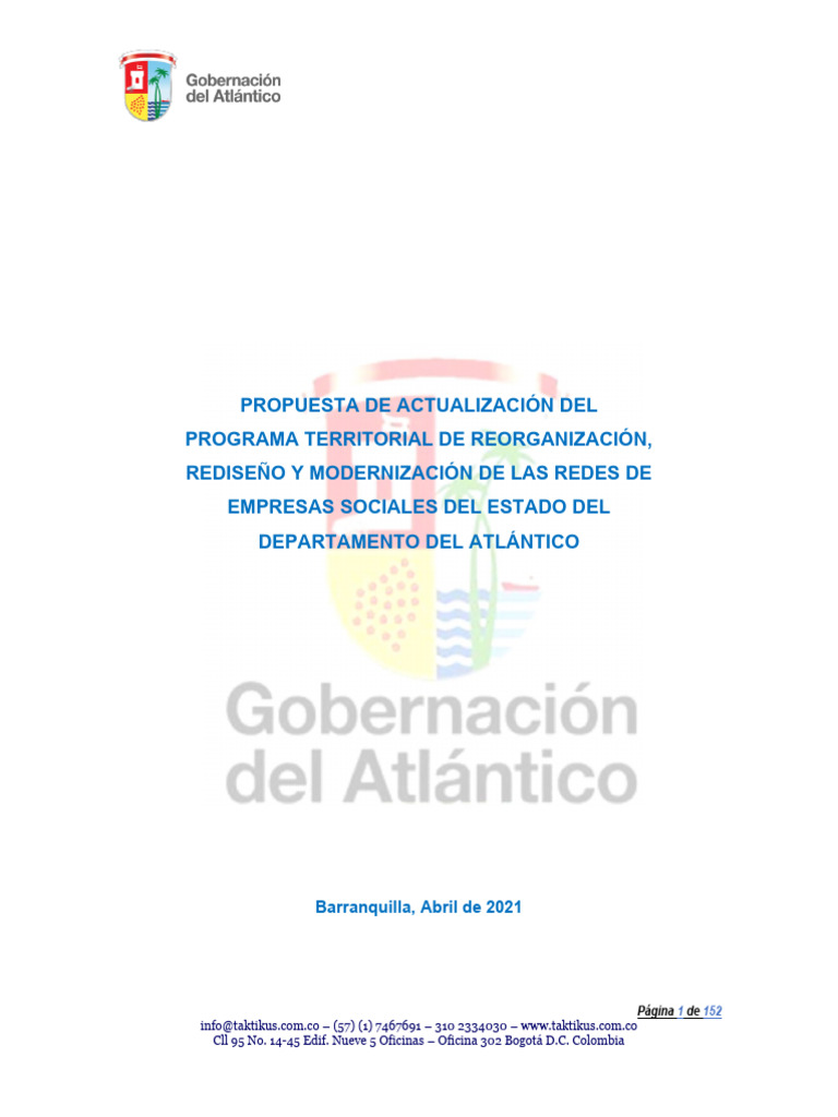 Documento Red Atlantico 2021 | PDF | Colombia