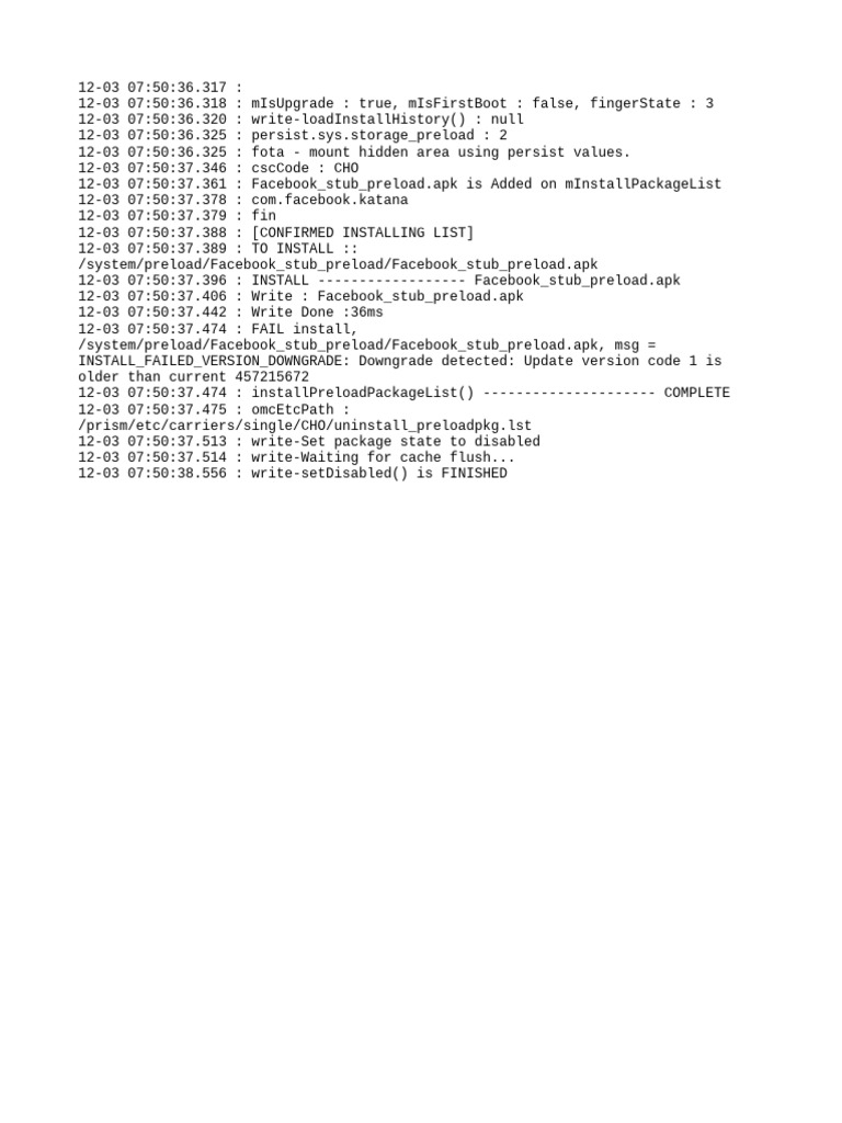 Preload Installer | PDF