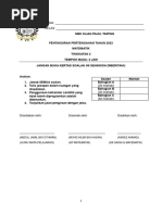 Math Form 1 (UASA 2024) | PDF