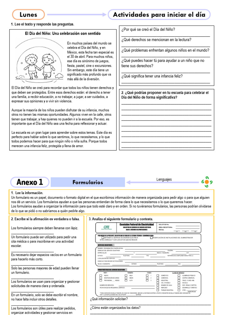Cuad 15 Parte 1 5° | PDF | Información | Escuelas