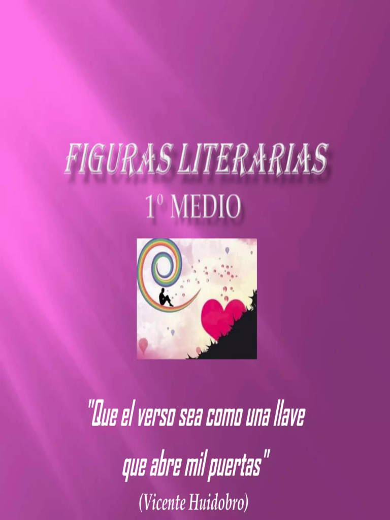 Figuras Literarias Lenguaje | PDF