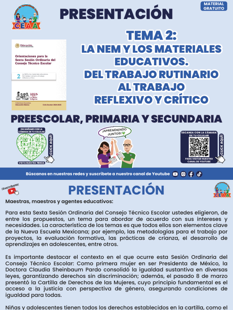 Presentacion-Tema-2 | PDF | Enseñando | Maestros
