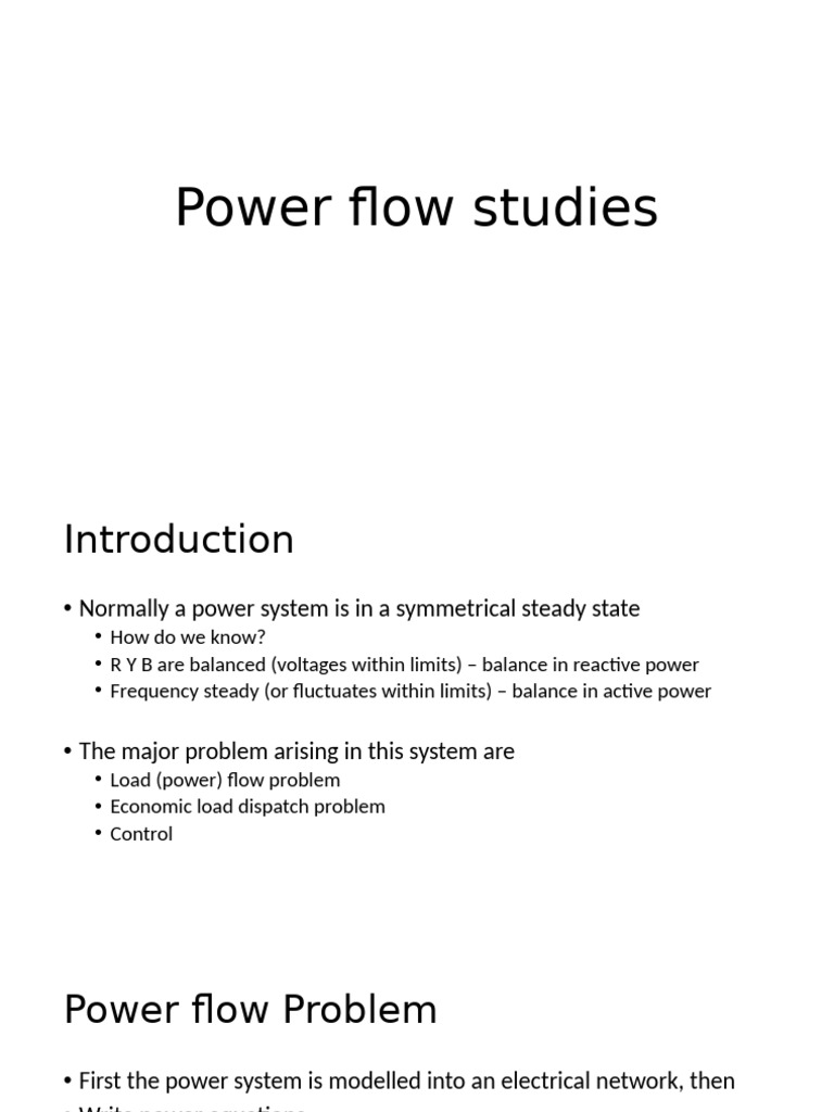 Ece505 Power Flow Studies-1 | PDF | Electromagnetism | Applied Mathematics