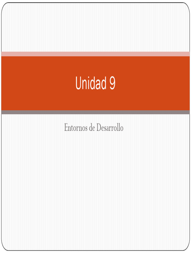 Introduccion Entorno de Desarrollo | PDF | Entorno de desarrollo ...