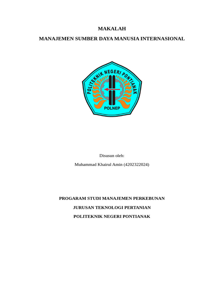 Muhammad Khairul Amin (4202322024) | PDF