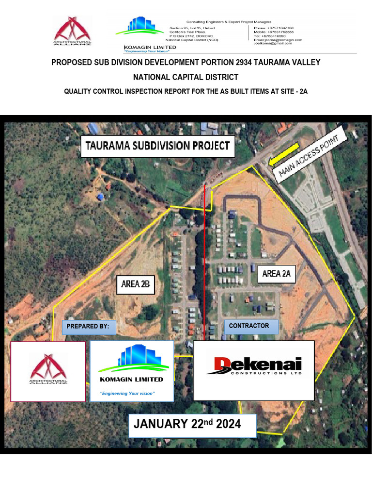 FINAL QUALITY INSPECTION REPORT FOR STAGE 2a-Reviewedsp | PDF | Road ...