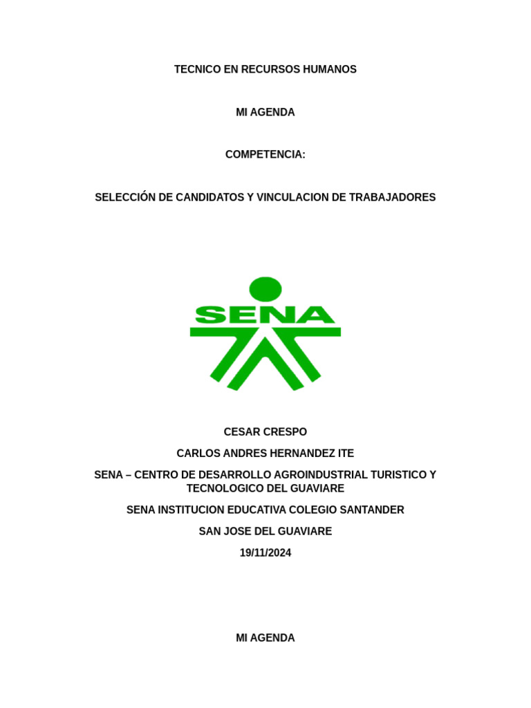 Mi Agenda (12.11.24) | PDF