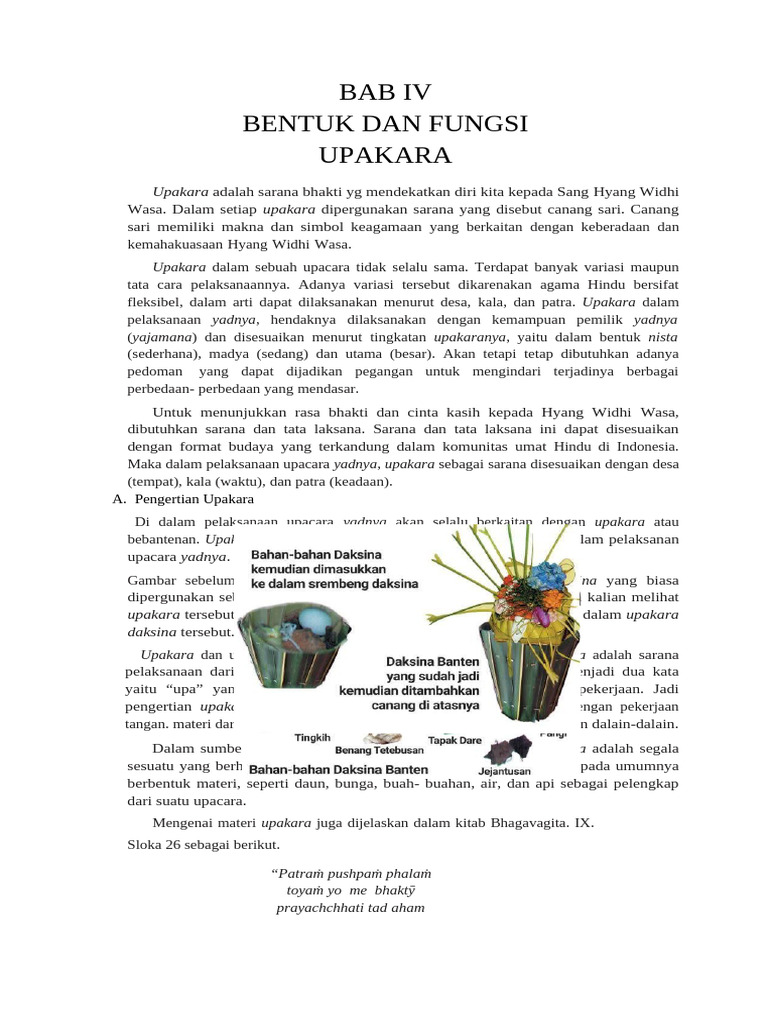 Bab Iv Upakara | PDF