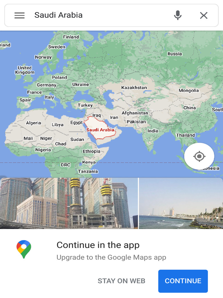 Saudi Arabia - Google Maps | PDF