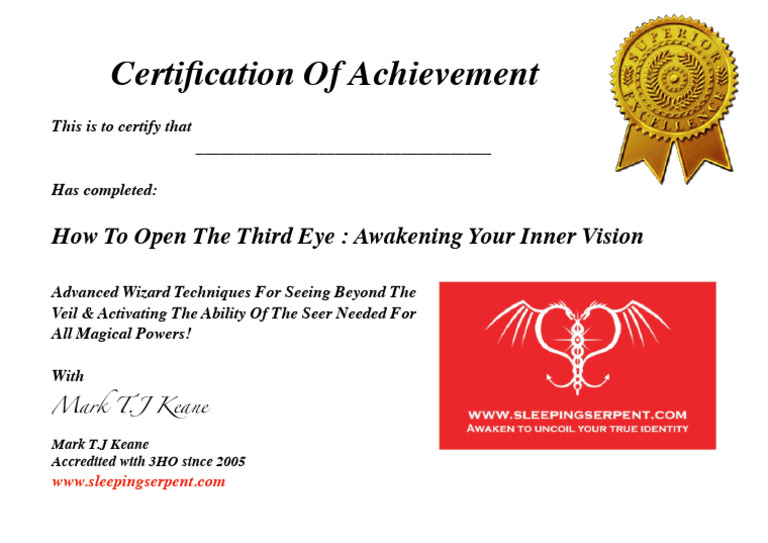 Third+Eye+Certificate | PDF