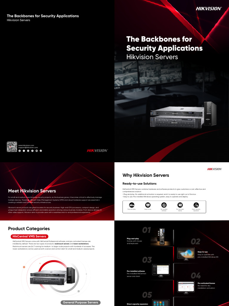 Brochure Hikvision Servers | PDF | Server (Computing) | Hard Disk Drive