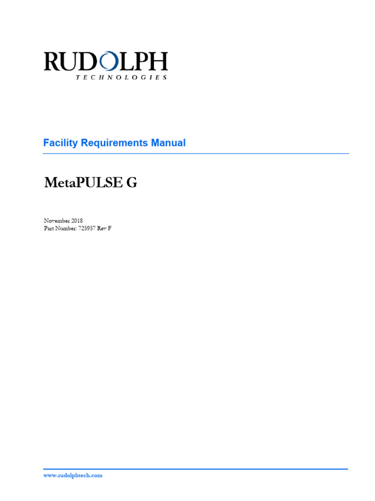 MPG Facilities Requirement Manual Rev F | PDF | Laser