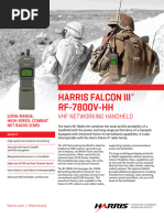 Harris Falcon Iii RF-7850M-V511: Multiband Networking Vehicular Radio | PDF | Frequency ...