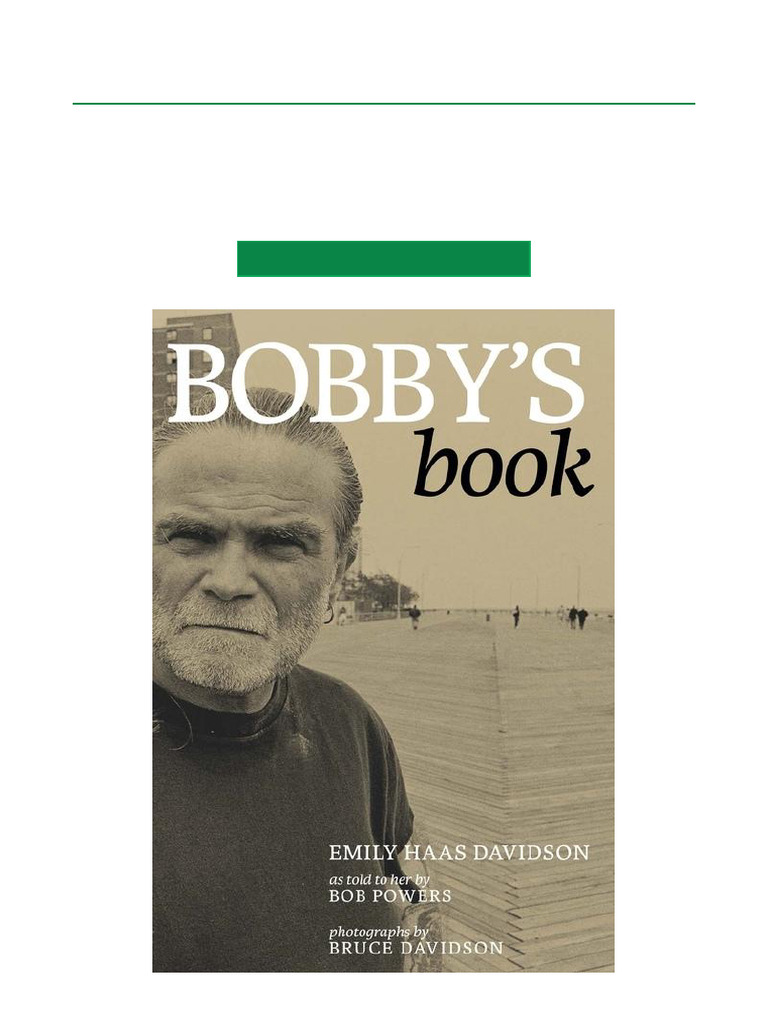 (PDF Ebook) Bobby's Book Full Access Download | PDF