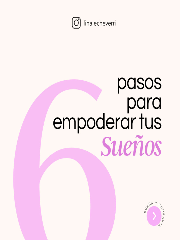 6 Pasos para Empoderar Tus Sueños | PDF