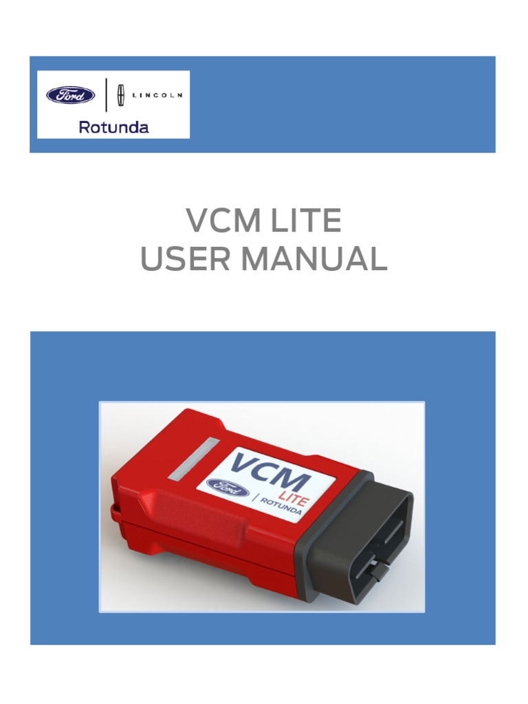 VCM Lite User Manual | PDF | Mobile App | Bluetooth