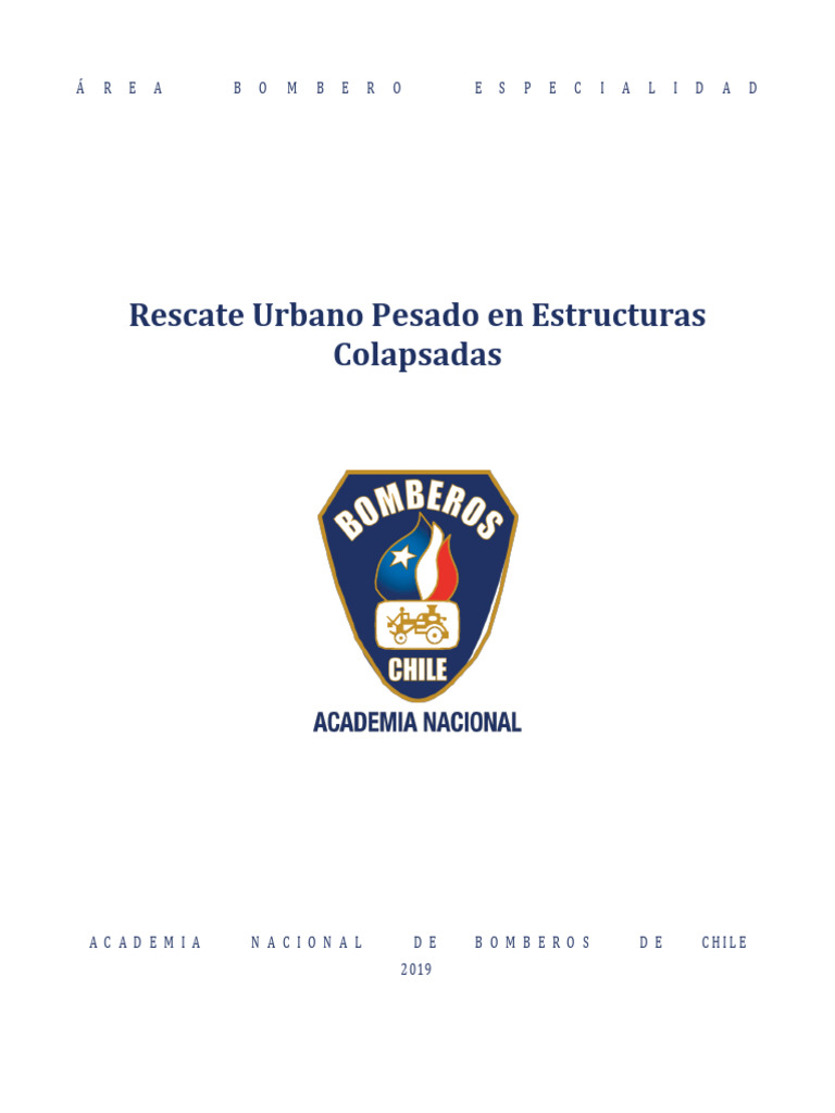 Rescate Urbano en Estructuras Colapsadas | PDF