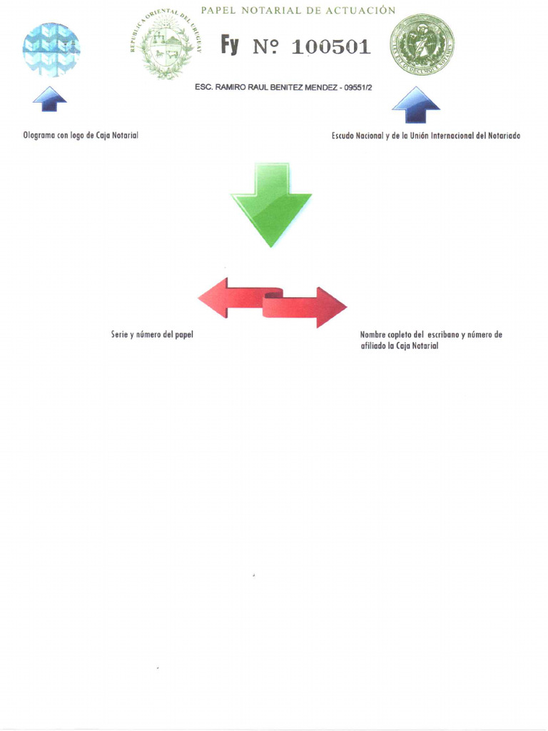 Papel notarial detalle. | PDF