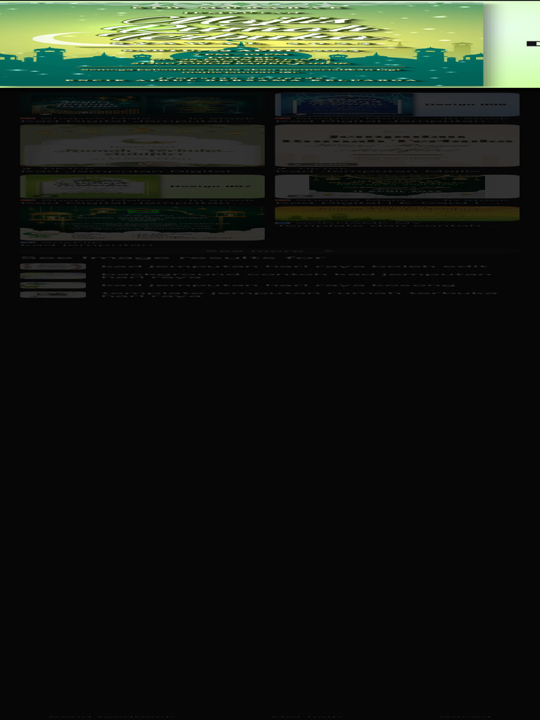 Contoh Kad Jemputan Hari Raya Digital - Google Search | PDF